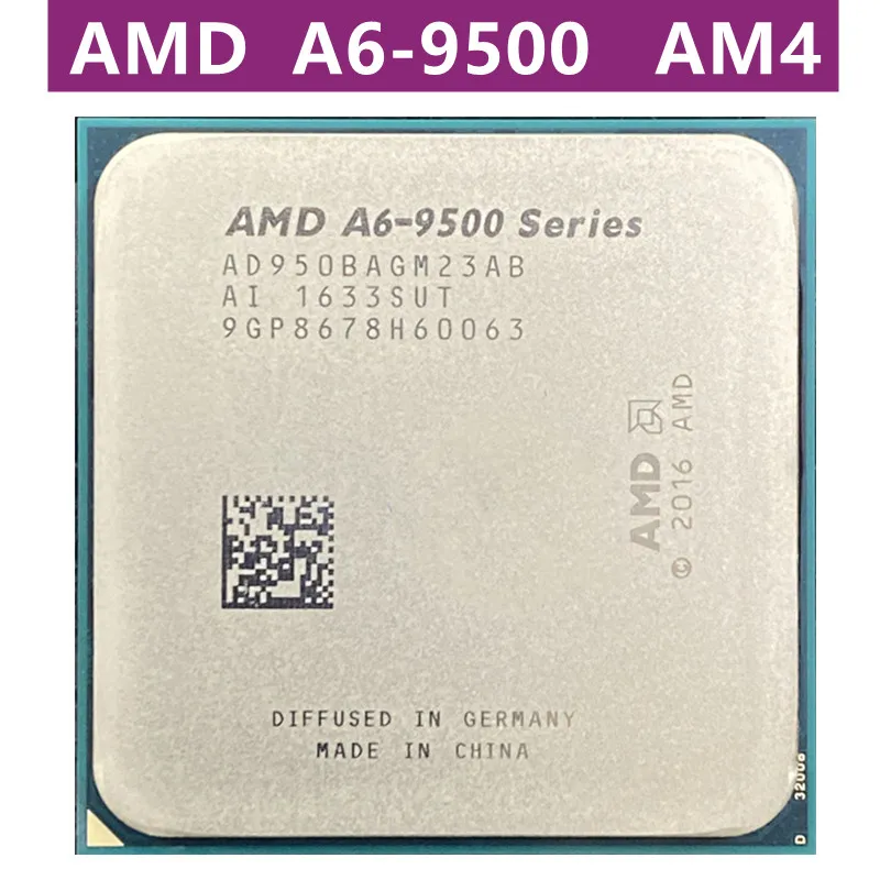 AMD A6 Series A6 9500 프로세서 A6 9500 A6 9500B 3.5 GHz, 더블 cpr, prise AM4 ...