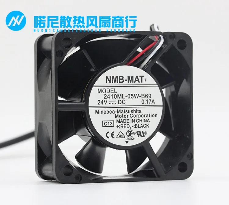 For Original Japan NMB 2410ML-05W-B69 6025 24V 0.17A Inverter Cooling ...