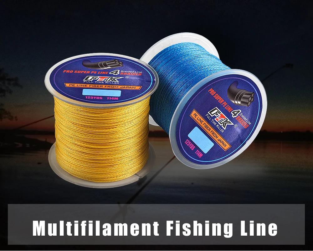 Fil de pêche,fil de pêche tressé PE,114M,ligne de pêche en Fiber ...