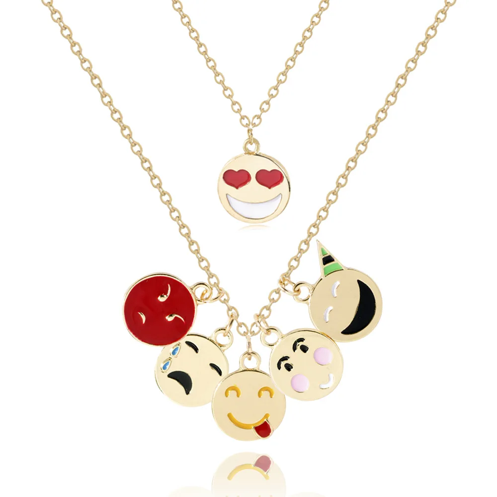 Smiley Face Pendant Necklace | Smile Face Pendant Necklace | Smile ...