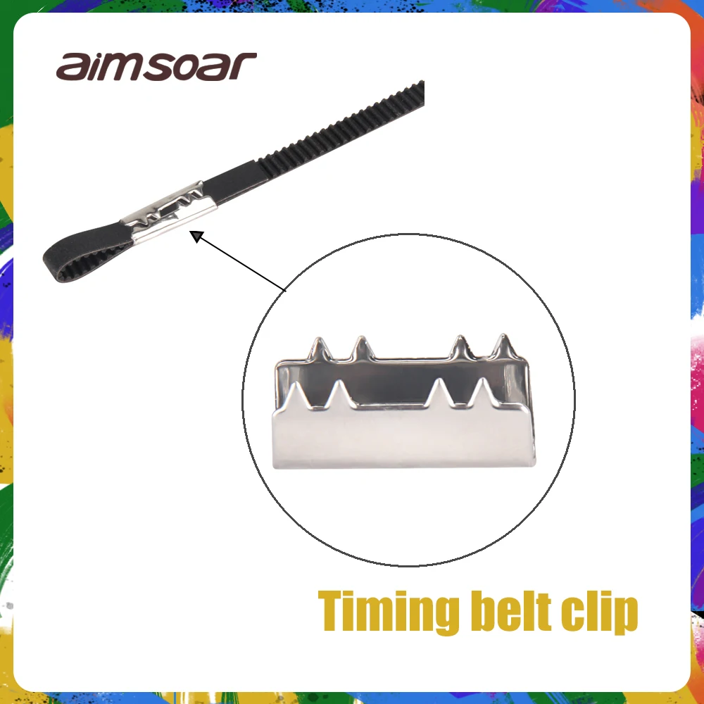 3D-Printer-Parts-GT2-Belt-Clip-stainless-steel-fixed-timing-belt-clip ...
