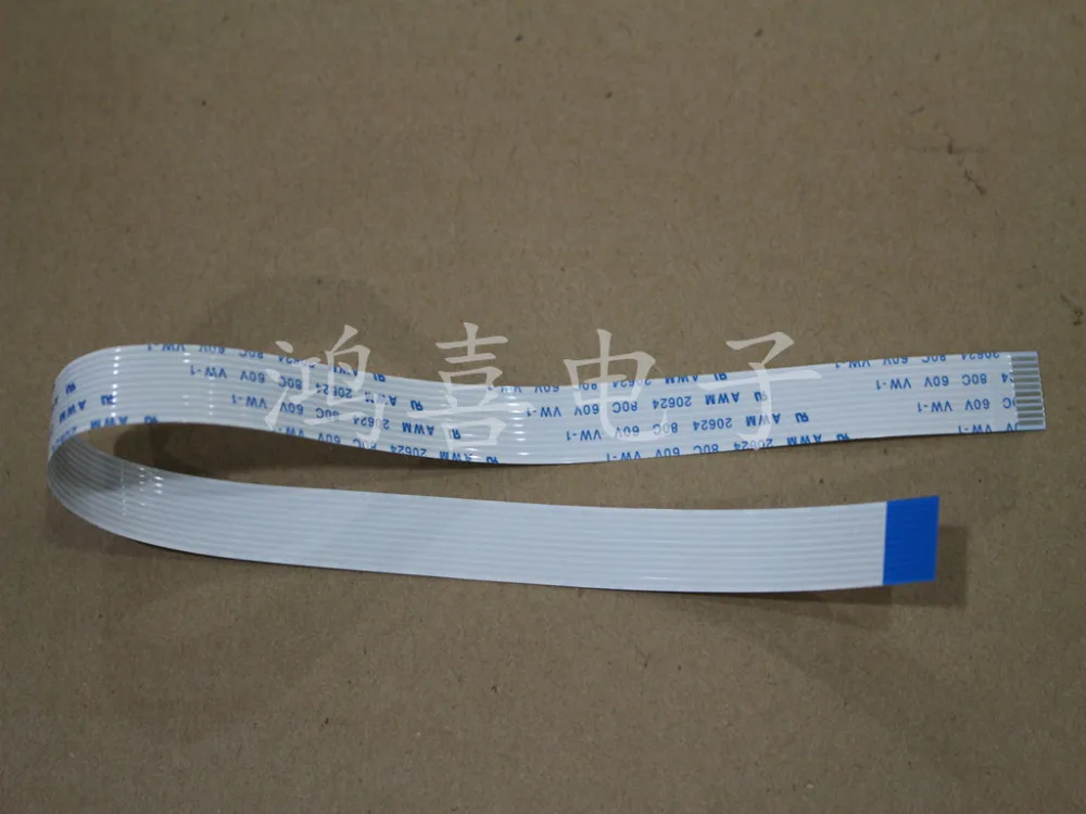 Wzsm New Awm 20624 80c 60v Ribbon Cable 1.0 Mm Pitch 10 Pin 250mm ...