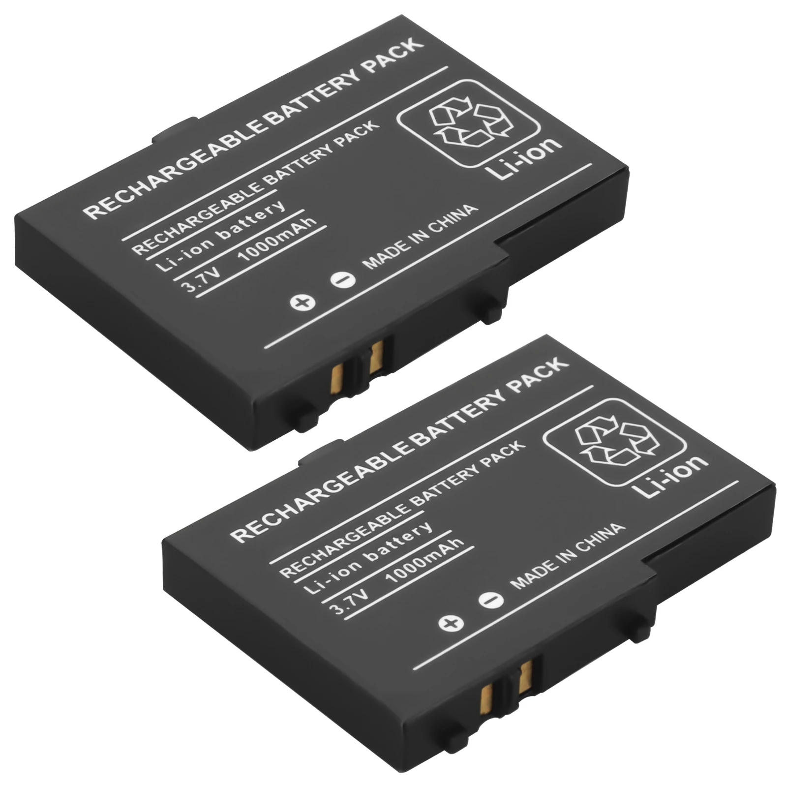 2pcs-1000mAh-3-7V-Rechargeable-Lithium-ion-Battery-for-Nintendo-DSL-NDS ...