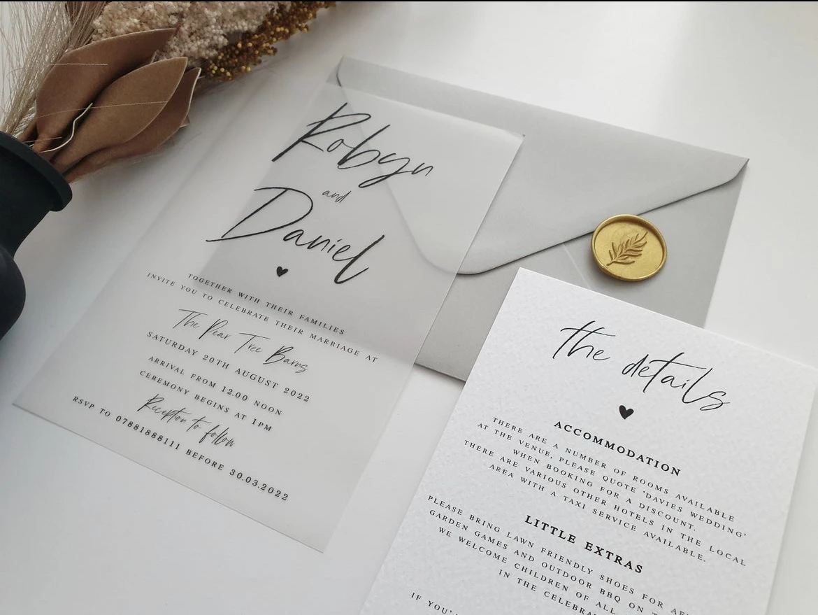 Wedding Invitations & Stationery Personalised Wedding Invitations ...