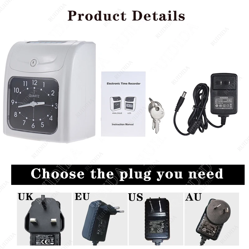 Time Card Clock Machine