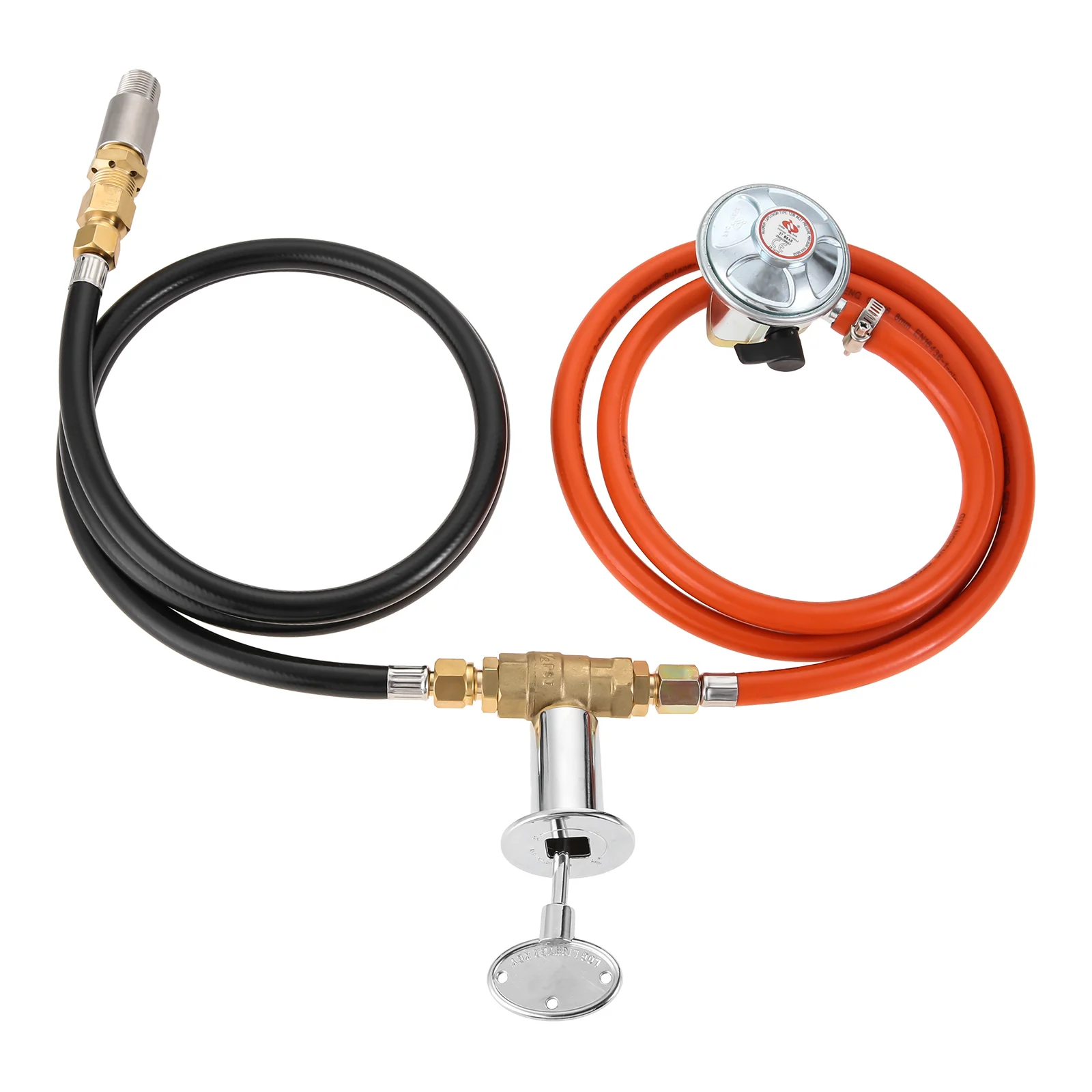 27mm-37Mbar-Clip-On-Gas-Bottle-Regulator-Propane-Fire-Pit-Valve-Hose ...