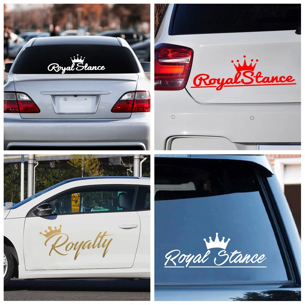 Newest Royal Stance Car Stickers Ussr Styling Engine Short Phrase ...