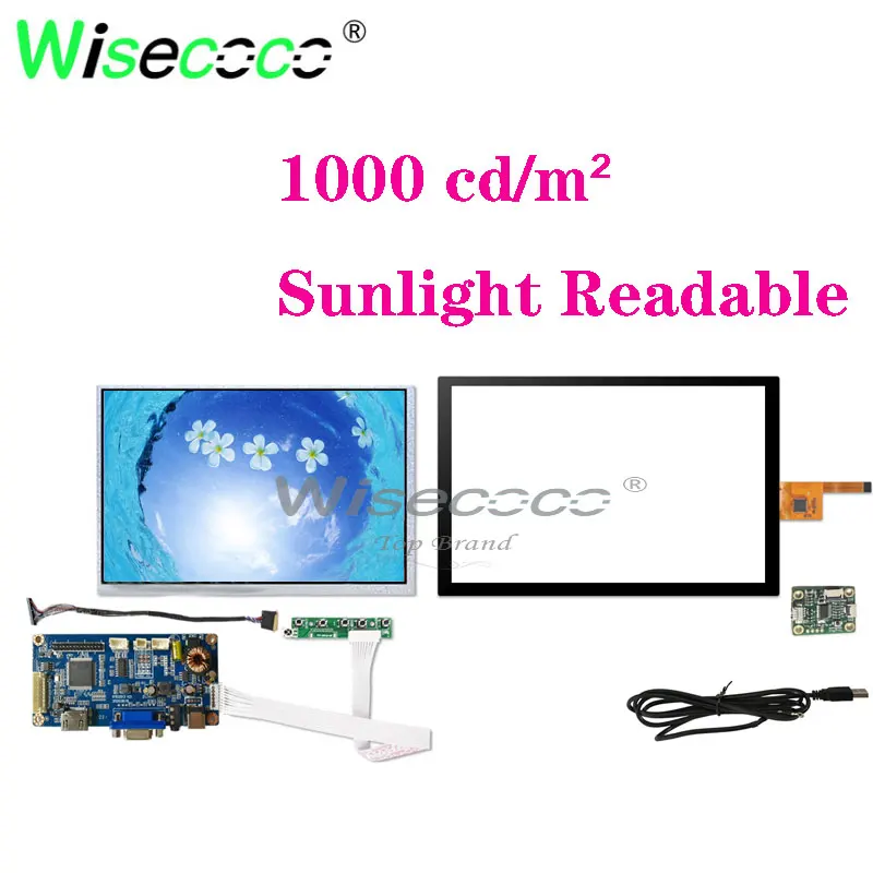 10.1 Inch 1280x800 Touch Screen Display 1000 Nits High Brightness ...