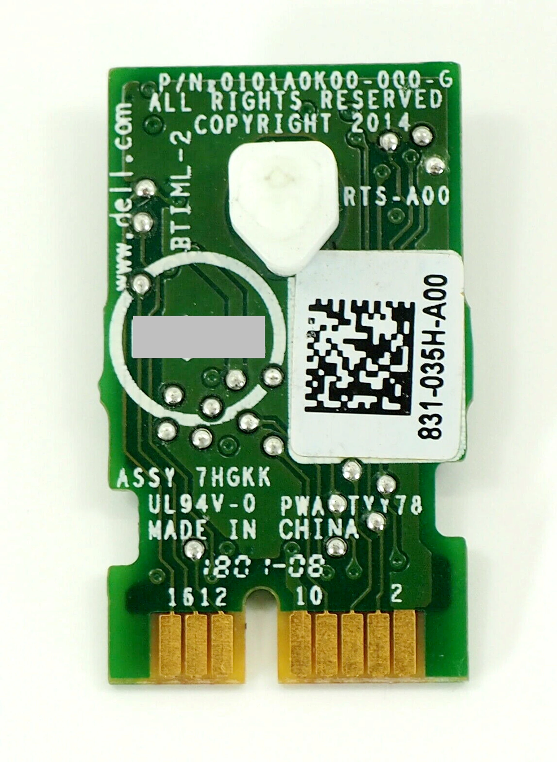 Dell Poweredge Tpm Connector DELL TRUSTED PLATFORM Module Tpm 2.0 ...