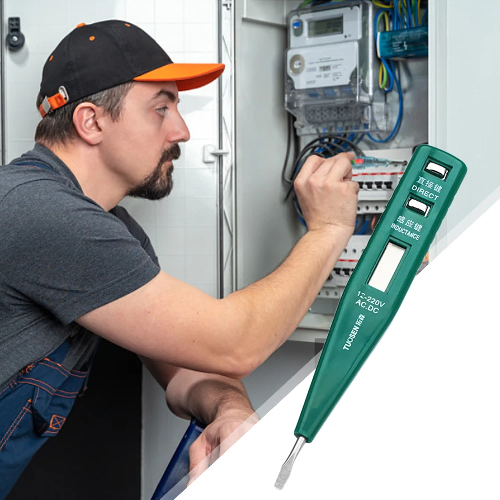 Generic Digital 12-220v Voltage Tester Pen Electric Fire Zero Line ...