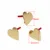 10pcs Stainless Steel Geometric Round Earring Stud Golden Flowers ...