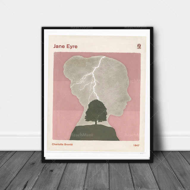 Jane Eyre Vintage Book Cover