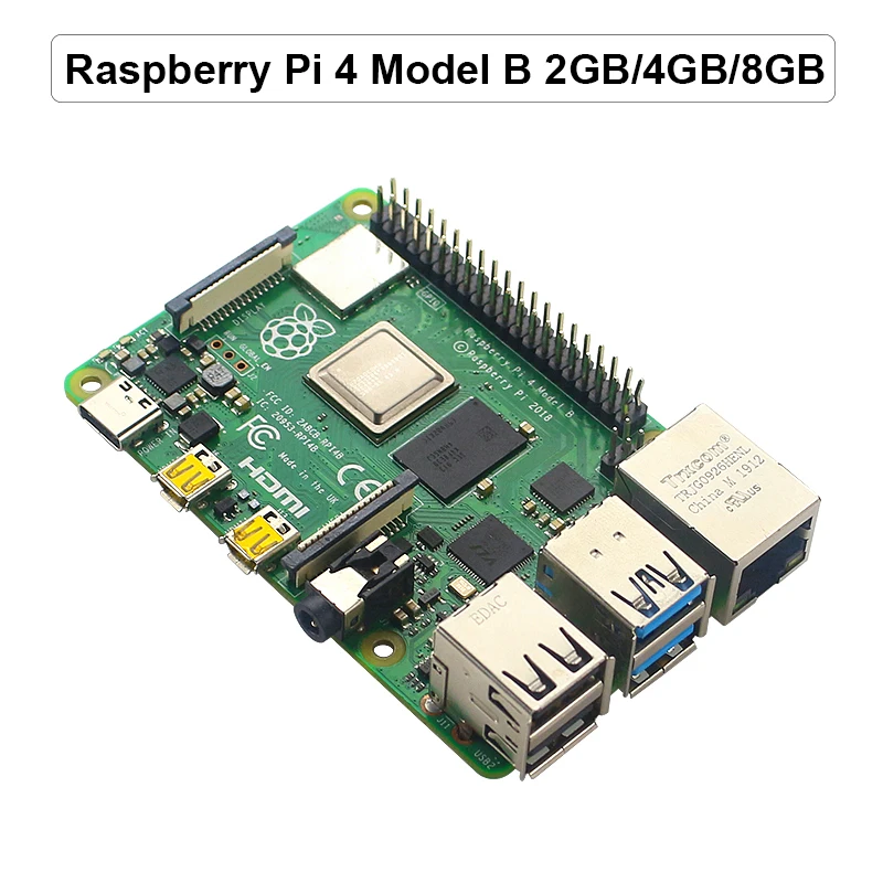 Official Raspberry Pi 4 Model B 8gb 4gb 2gb Ram Dev Board 2.4g & 5g ...
