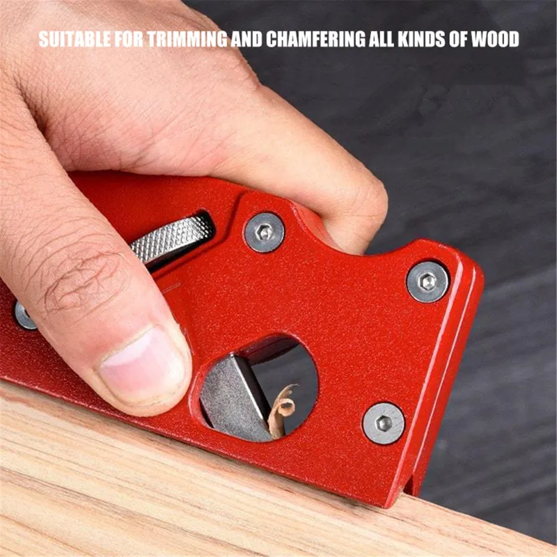 Woodworking Edge Corner Flattening Tool Wood Planer Aluminum Alloy ABS ...
