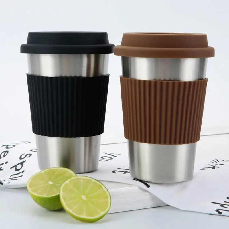 400ml-Stainless-Steel-Coffee-Cups-with-Lids-Non-slip-Anti-scalding ...
