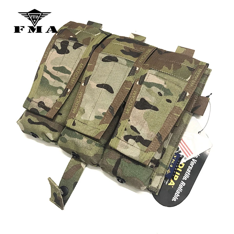 FMA M4 5.56 Triad Magazine Pouch Multicam Airsoft Tactical Mag Pouch ...