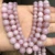 Natural Stone Kunzite Purple Spodumene Beads Round Loose Spacer Beads ...