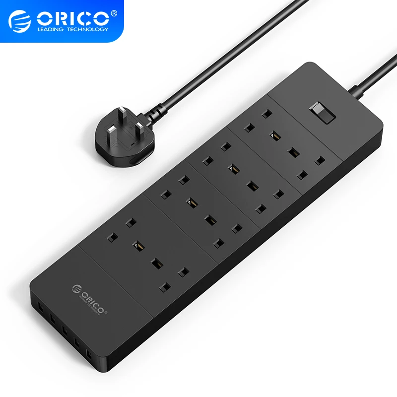 Orico Uk Plug Ac Outlet With Usb Electrical Socket Extension Power ...