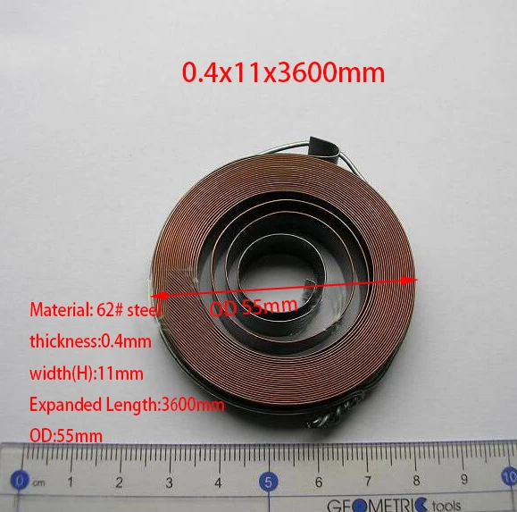 S-shaped spring coil spring Thick 0.2-0.6mm width 4-12mm Spiral Flat ...