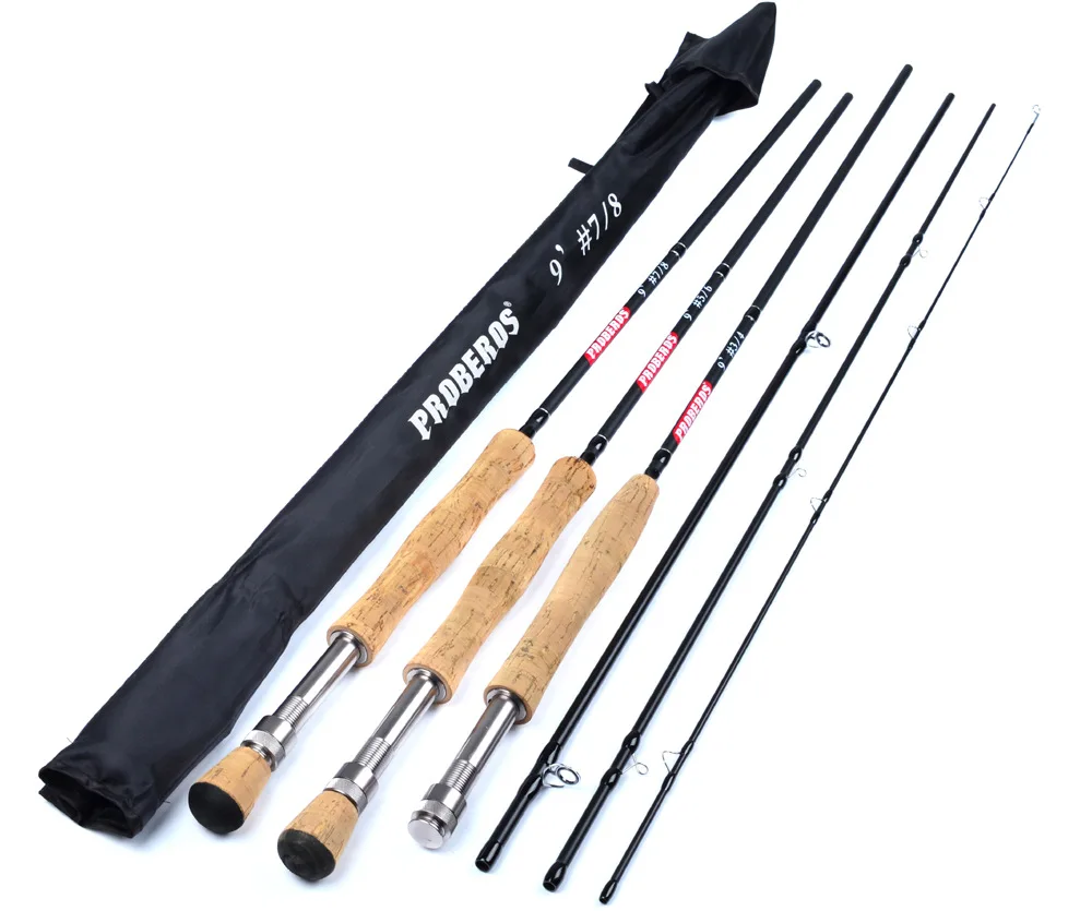 Fly-Fishing-Rod-9-Ft-2-7-M-Wooden-Handle-Black-Fishing-Rod-4-High ...
