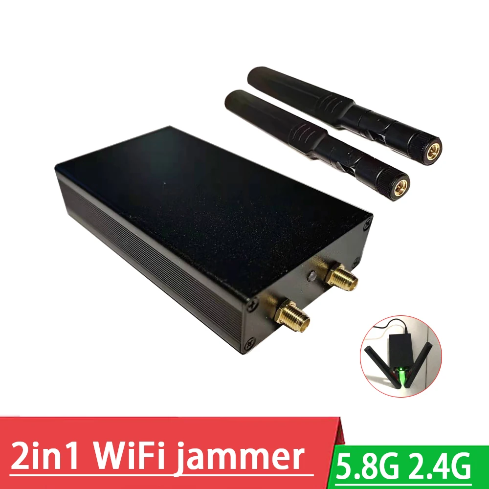 2in1 2.4ghz 5.8ghz Wifi Blocking Signal Blocker Shielded For 2.4g 5.8g ...