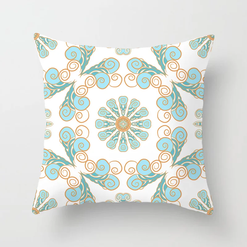 Taie d'oreiller,Housses de Taie d'oreiller,motif de fleurs menthe ...