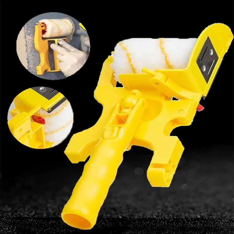 Drawing-Clean-Cut-Paint-Roller-Edger-with-Replacement-Color-Rollers ...