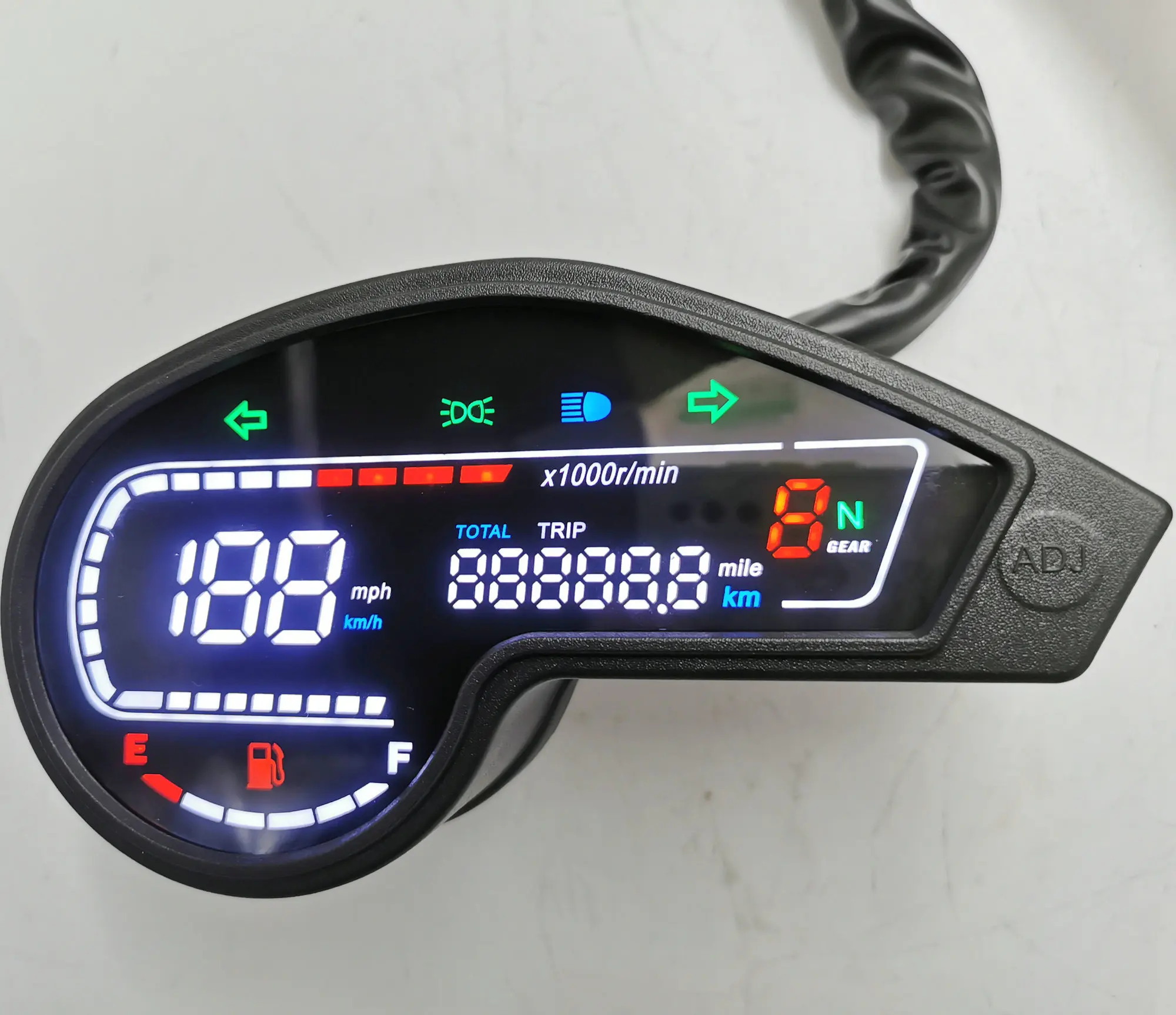 MOTORCYCLE INSTRUMENT DIY PART Off-Road Vehicle DM200 Electronic Code Table XR190L SPEEDOMETER ...