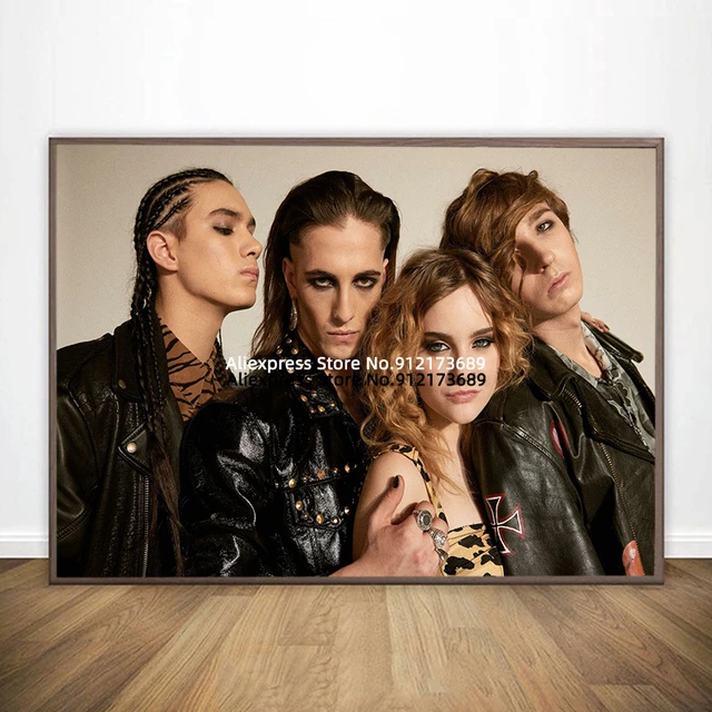 Damiano David Solist Of Maneskin Oil Coloring Portrait Glwec In | My ...