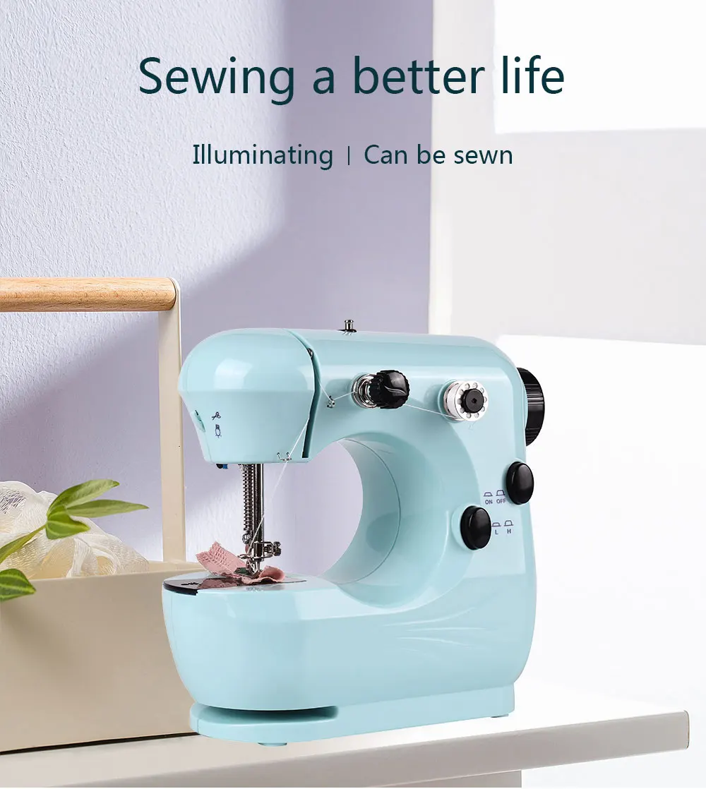 Machine à coudre,INNE-Mini Machine à Coudre Manuelle Portable,Travail ...