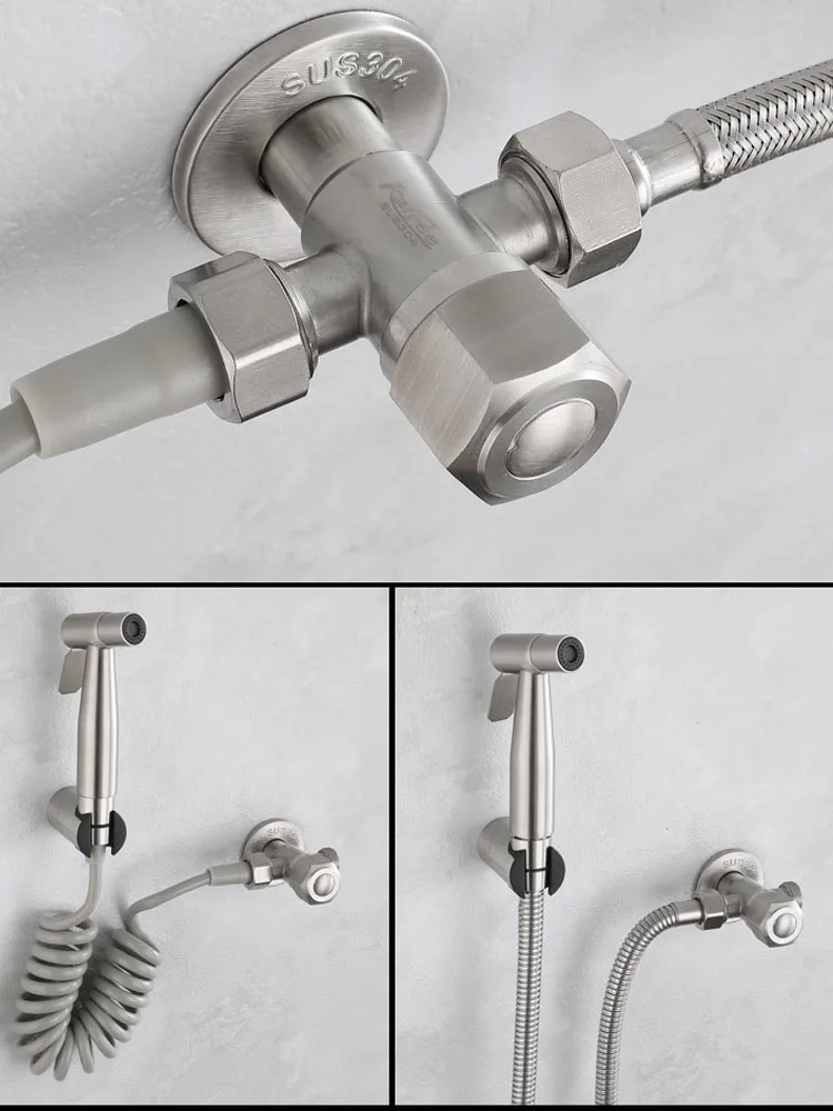 Bidet,pulvérisateur de Bidet Portable en acier inoxydable, robinet de ...