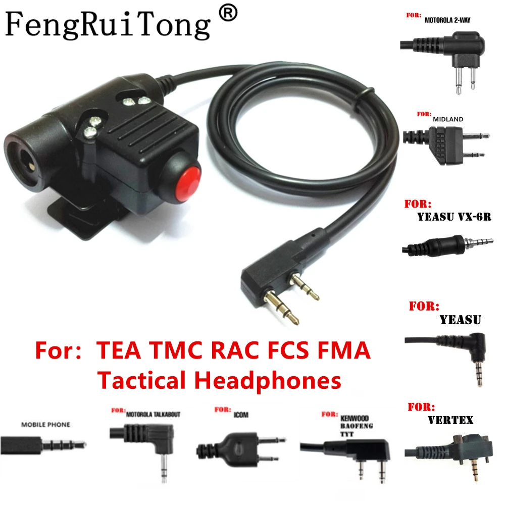 Accesorio-de-auriculares-t-cticos-U94-PTT-TMC-RAC-FCS-FMA-Motorola ...