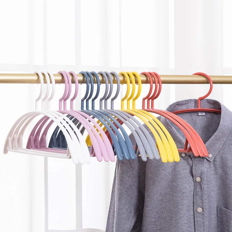 5Pcs-Clothes-Hanger-Racks-Portable-Plastic-Towel-Display-Hangers ...