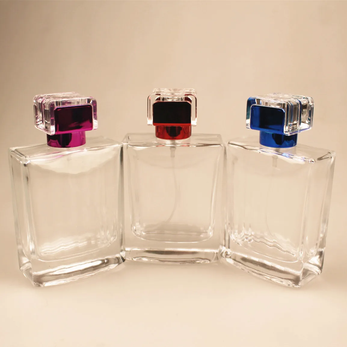 1PC 100ML Polished Glass Perfume Bottles Spray Empty Atomizer ...