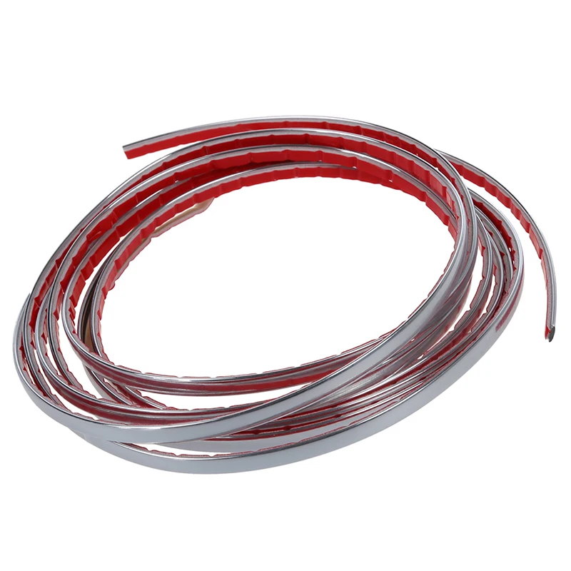 Cinta de plata adhesiva cromada 7MM 3 m auto|Estilo cromado| - AliExpress