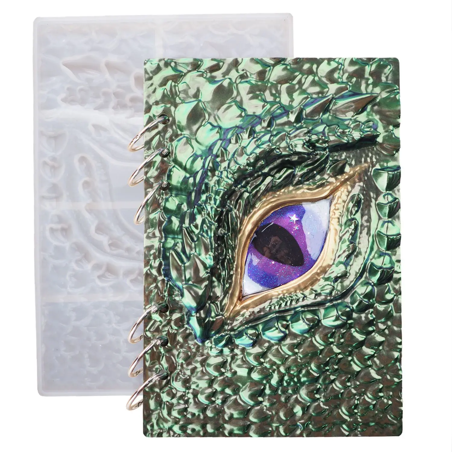 Dragon-Eye-Book-Leather-Book-Cover-Dragon-Mirror-Silicone-Mold-DIY ...