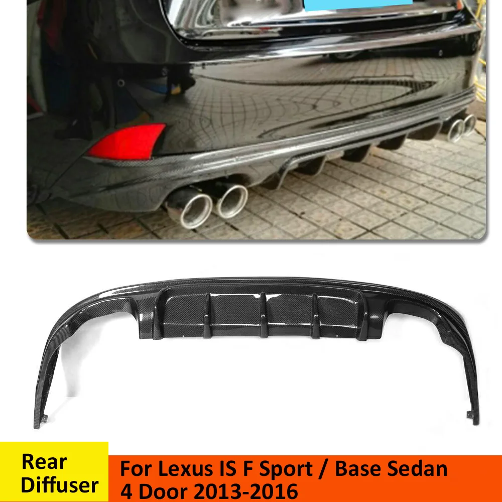 Carbon Fiber Rear Diffuser For Lexus Is F Sport Sedan Is200t Is300 Rear ...