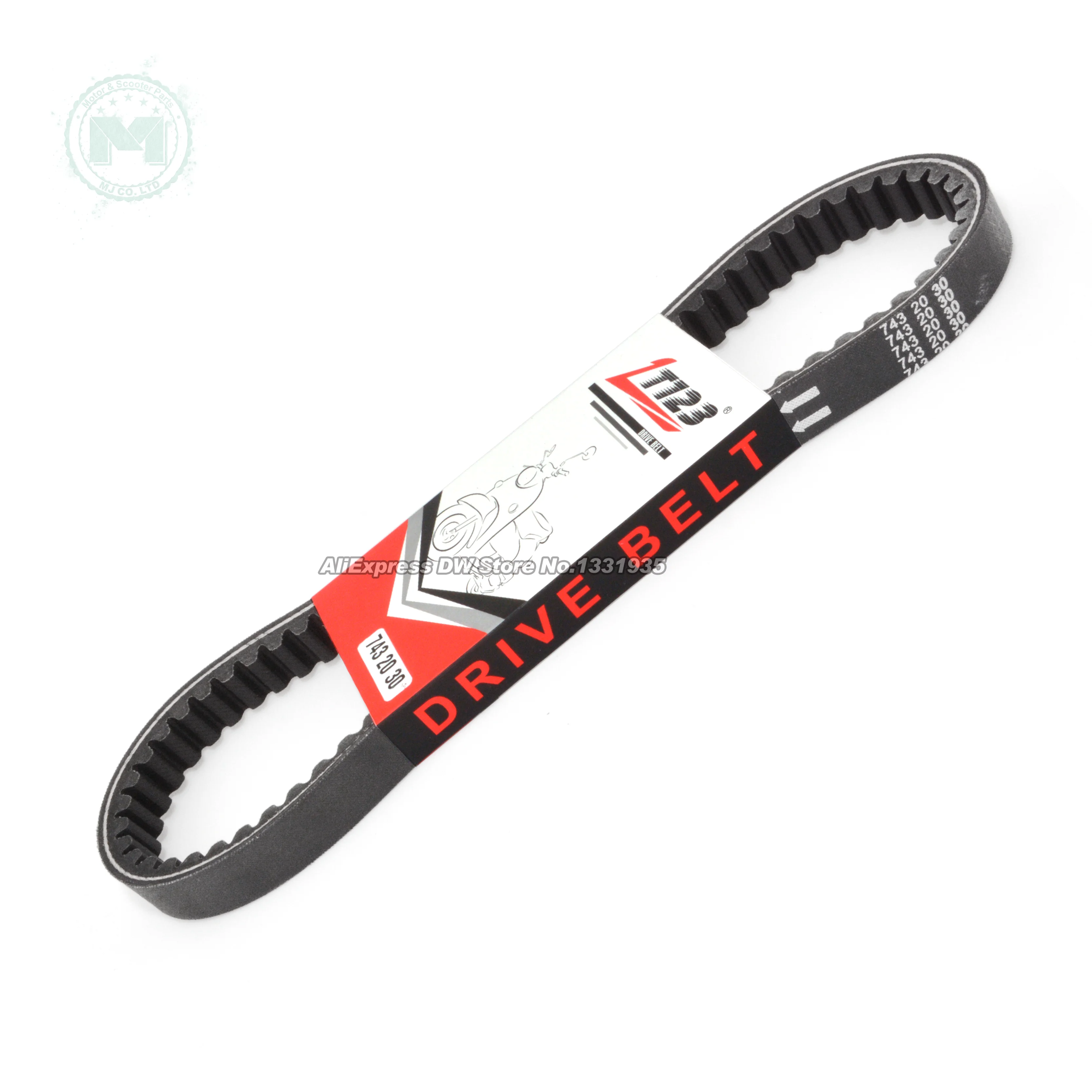 LT123 743 20 Scooter Moped ATV CVT Drive Belt for GY6 125 ROKETA TAOTAO ...