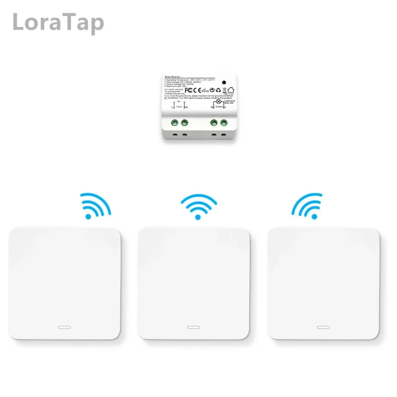 Wireless Remote Kinetic Self-powered Wall Switch No Battery Needed ...