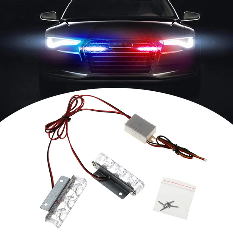 KEBIDU-12V-Fso-Auto-Strobe-Warning-Light-Led-Drl-Ambulance-Police-Light ...
