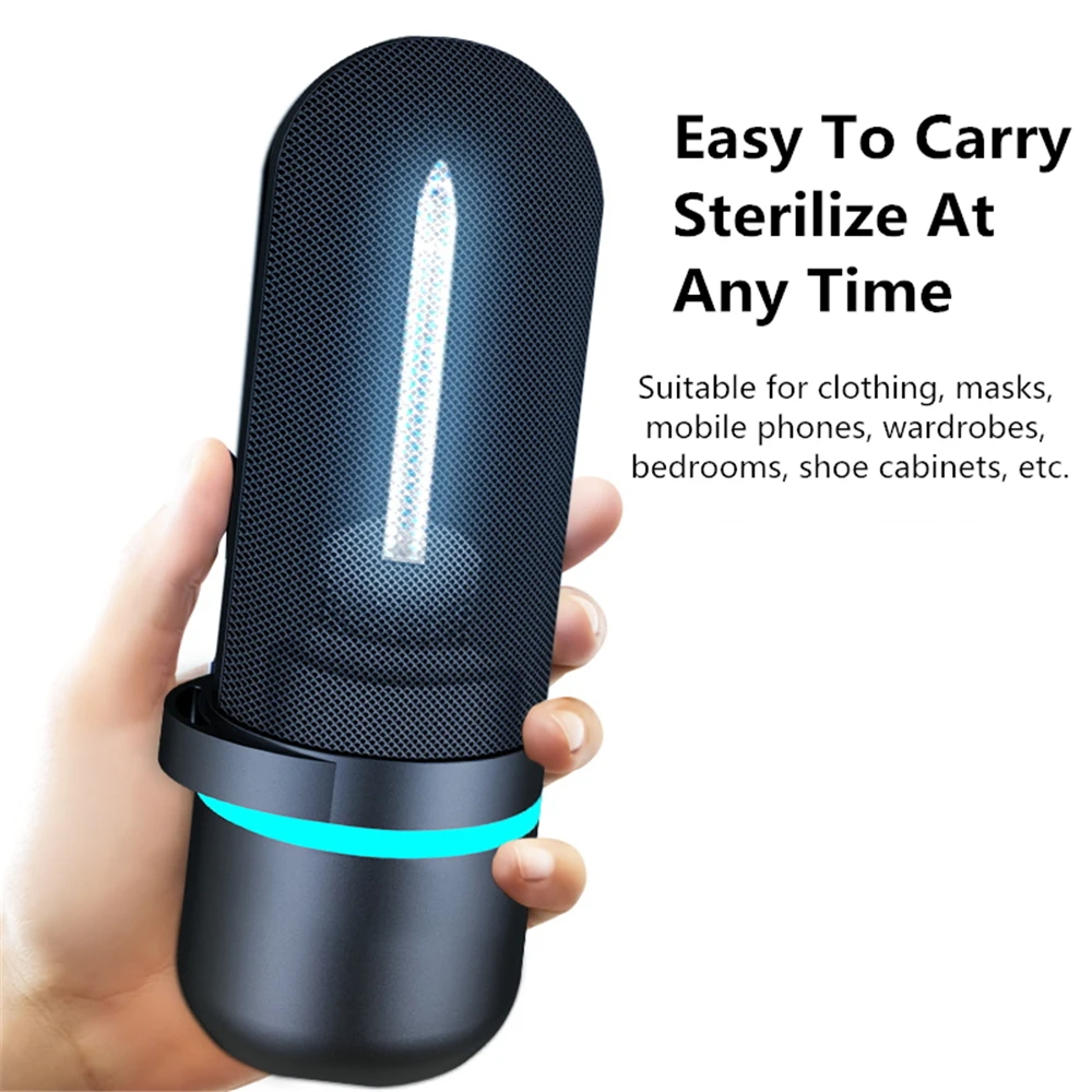 Rechargeable UV Sterilizer Led Ultraviolet Bulb UVC Light Germicidal ...