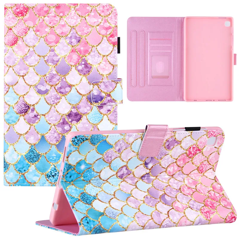 Couro-PU-Capa-de-Tablet-Pintada-Bonito-Estojo-para-Samsung-Galaxy-Tab ...