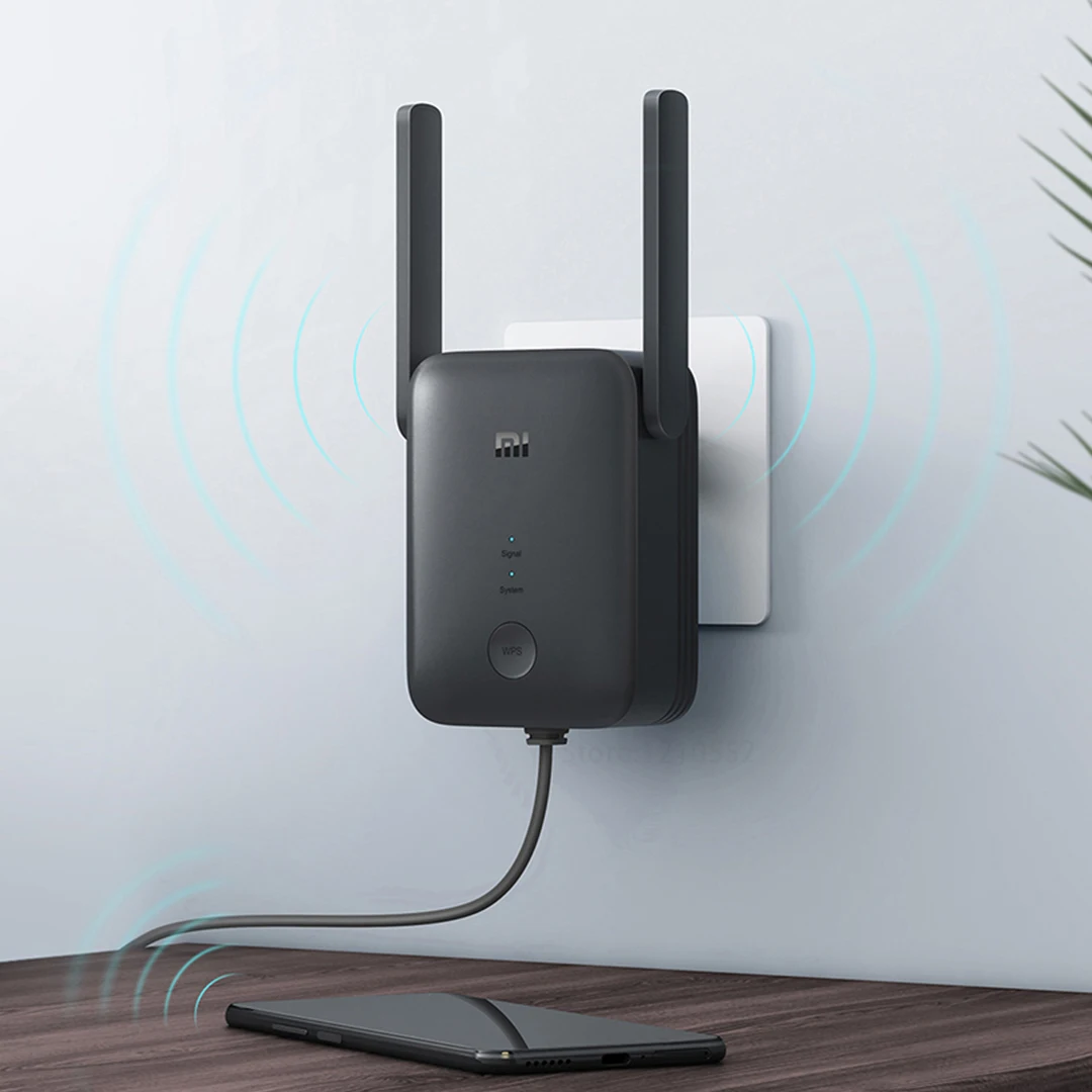 Xiaomi-Mi WiFi Range Extender, Porta Ethernet, Amplificador, Roteador de Sinal, AC1200, 2.4GHz e ...