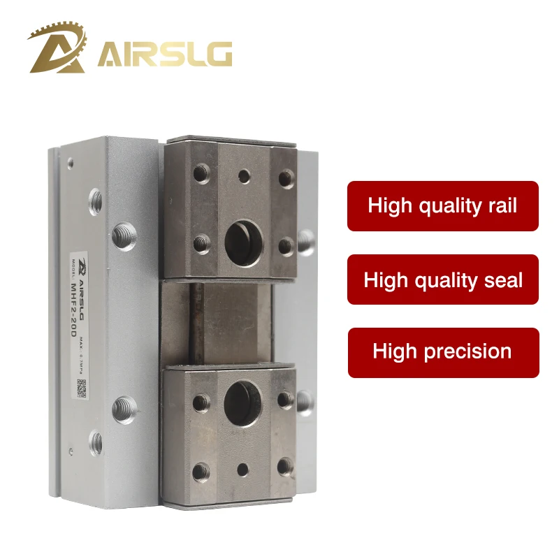 MHF2-Double-acting-Low-Profile-Air-Gripper-Pneumatic-cylinder-parallel-gripper-Series-MHF2-8D ...