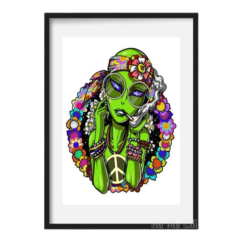 Psychedelic Weed Smoke