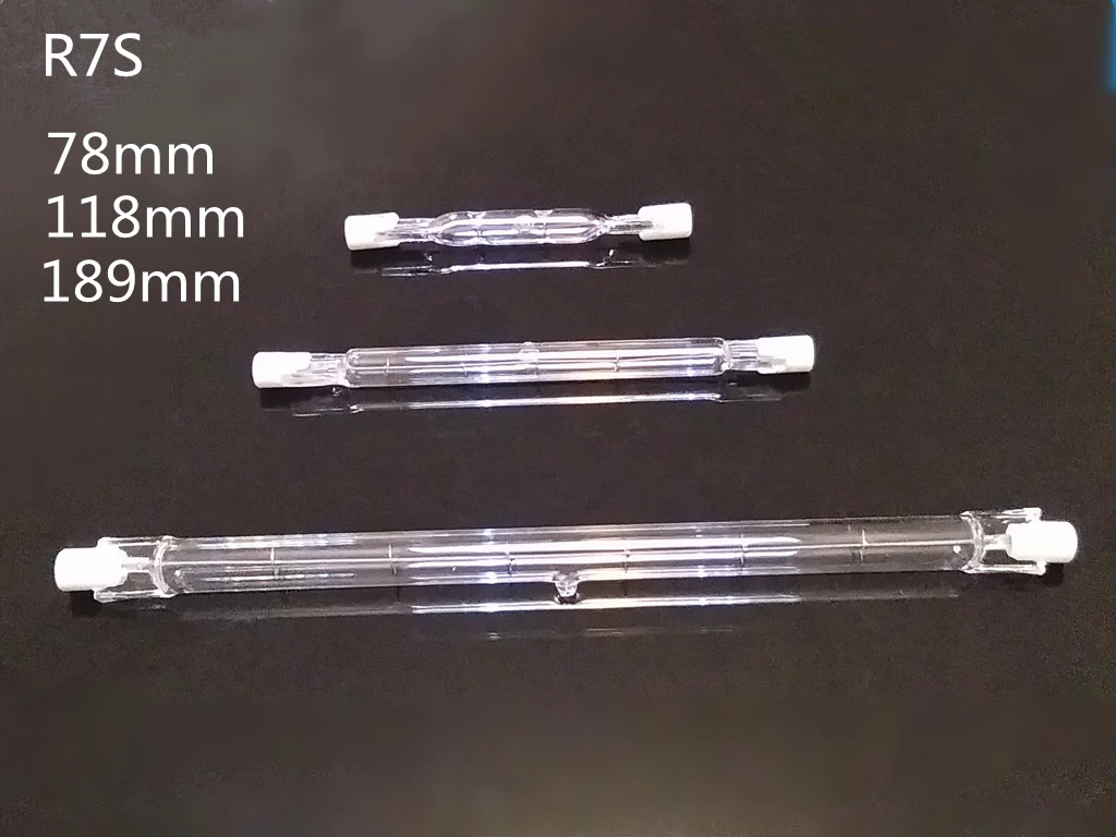 R7S Tungsten halogen lamp R7S J78 J118 J189 halogen Tungsten Tube R7S ...