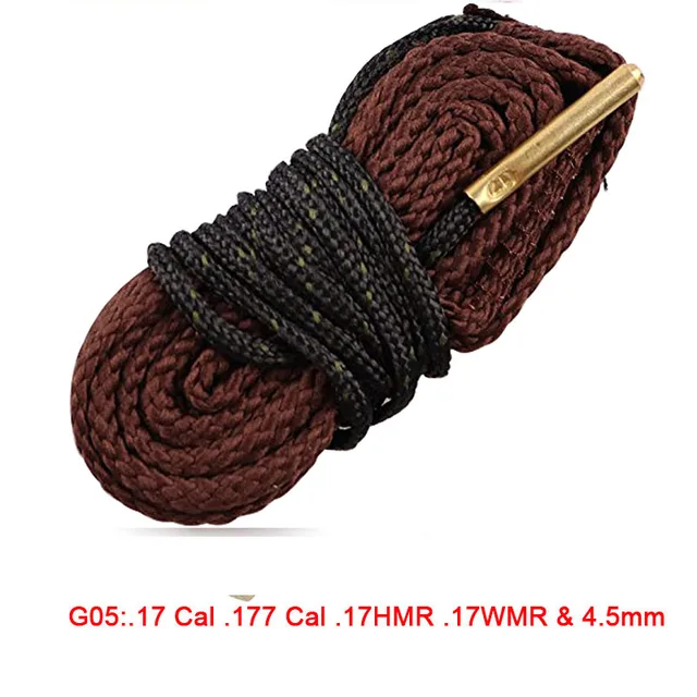 Gun Snake Brush Cleaning Kit for .17 .22 .223 .308 30-06 .357 .45 9mm ...