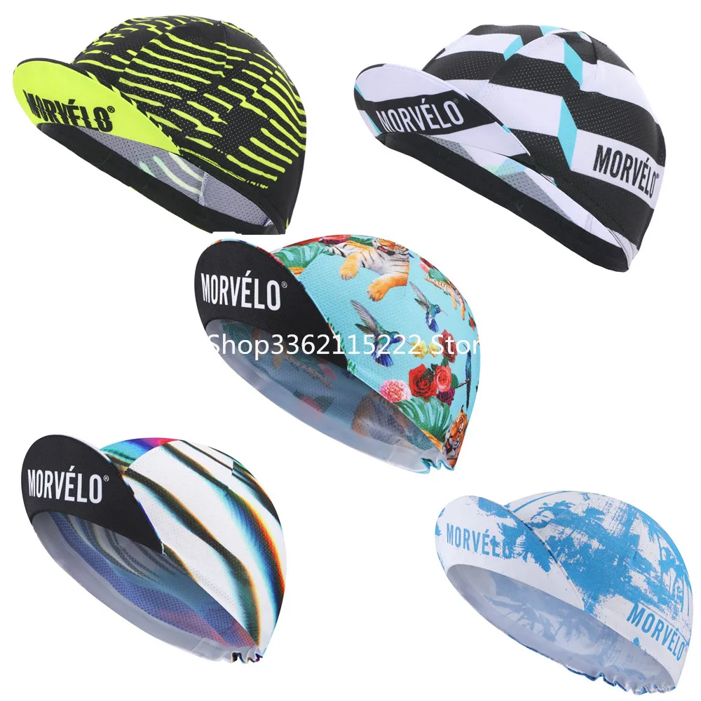 2020 Morvelo Cycling Caps blue for women and men lightweight cycle cap ...