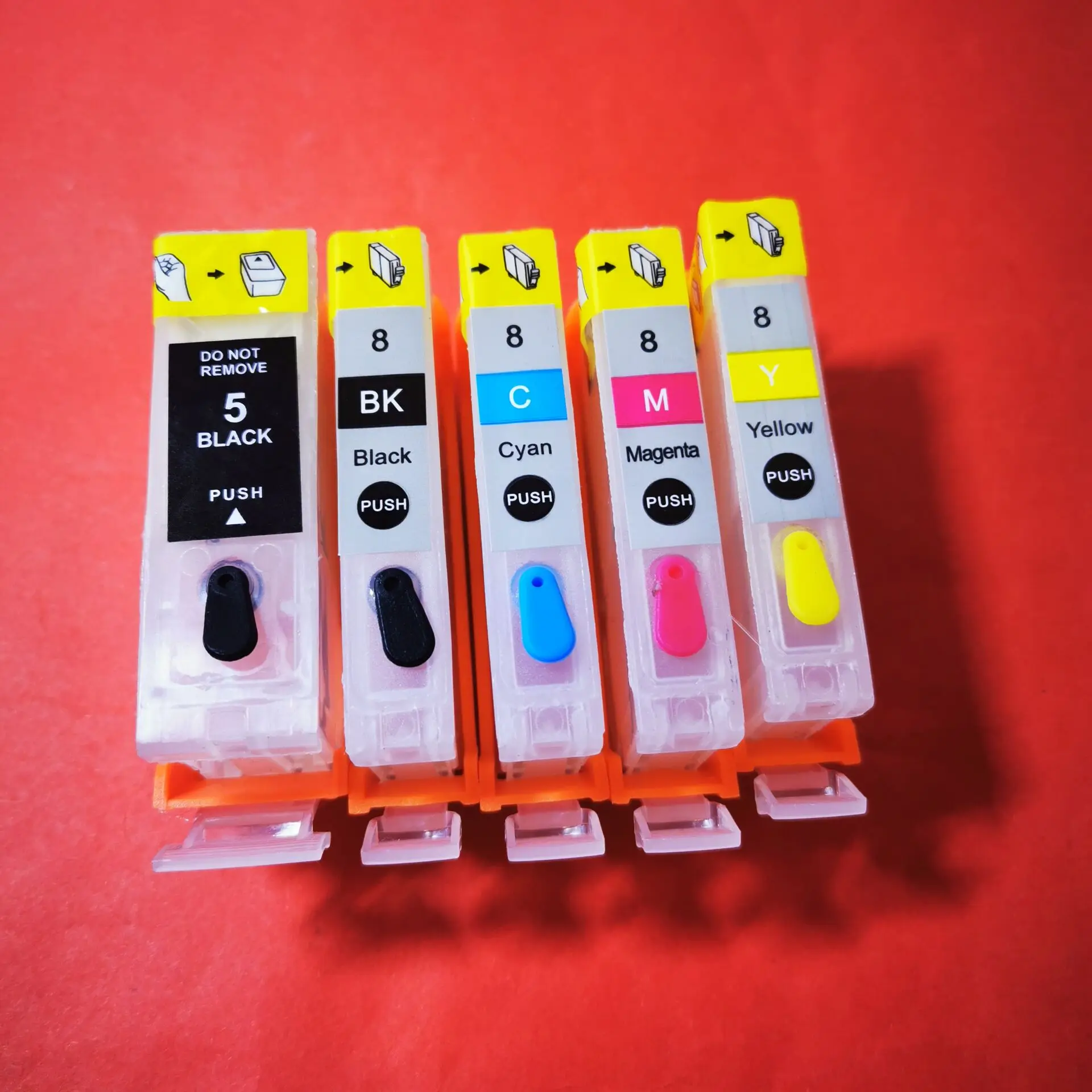 Yotat Empty Refillable Ink Cartridge Pgi-5 Cli-8 Pgi5 For Canon Pixma ...