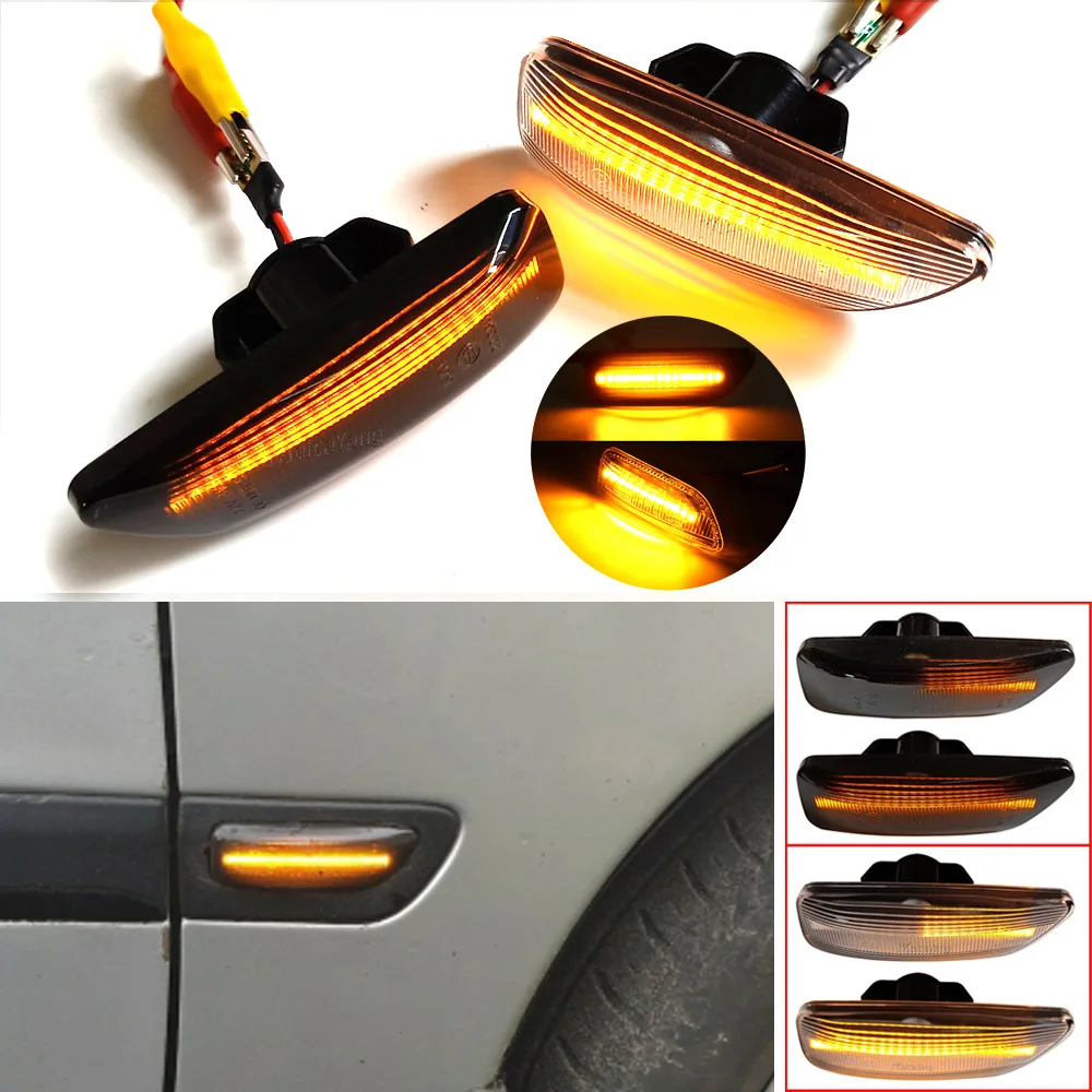 Flowing-LED-Dynamic-Side-Marker-Turn-Signal-Light-for-Volvo-S80-XC90 ...